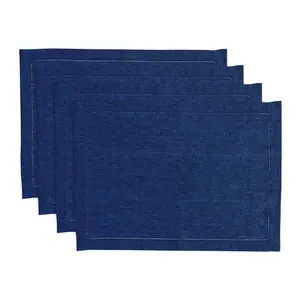 SOLINO HOME Linen Placematsmilan - Royal Blue