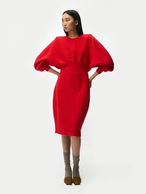 Gobi Cashmere Cashmere Sculptural Dress
