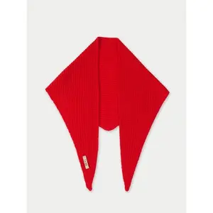 Gobi Cashmere Cashmere Cape Scarf - Fiery Red