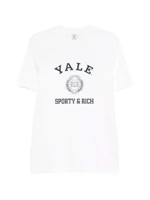 SPORTY & RICH Logo-print T-shirt - White