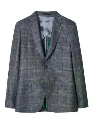 Paul Smith Plaid-pattern Single-breasted Blazer