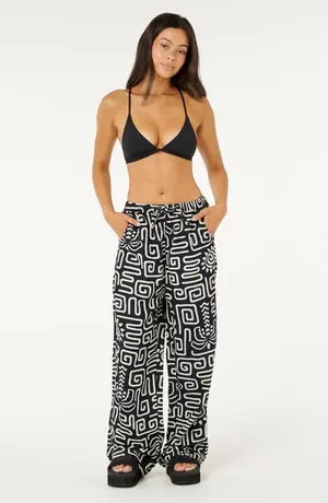 Rip Curl Printed Drawstring Pants