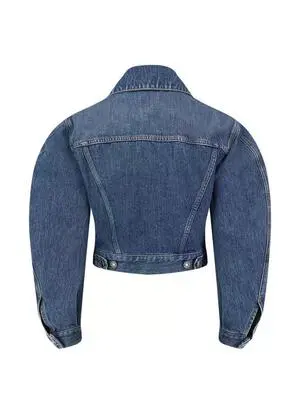 Givenchy Cropped Denim Jacket - Blue