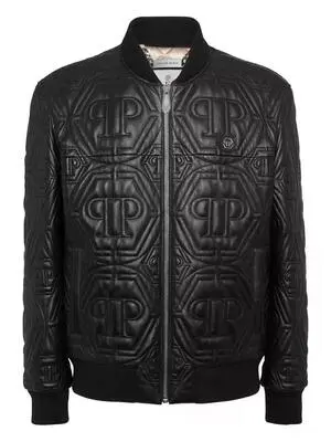 Philipp Plein Embossed Bomber Jacket
