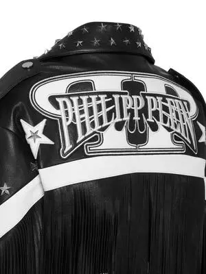 Philipp Plein Moon Leather Jacket