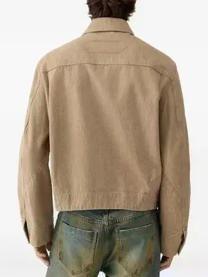Jacquemus Mirada De-nîmes Button Jacket - Neutrals