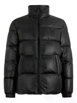 Philipp Plein Leather Puffer Jacket