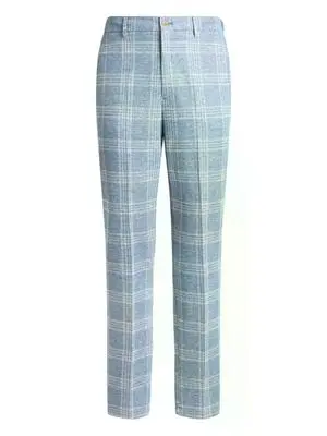 Etro Checked Chino Trousers
