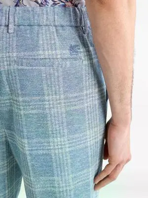 Etro Checked Chino Trousers
