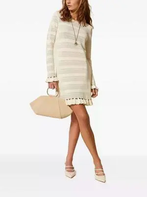 TWINSET Ruffled Knit Dress