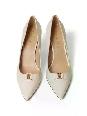 TWINSET Logo-engraved Buckle Stiletto Pumps