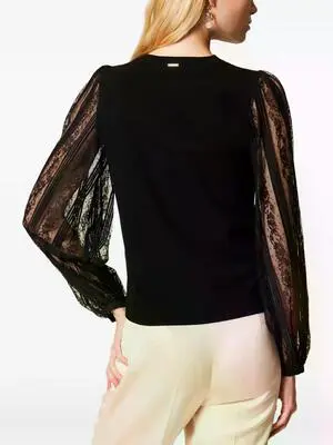 TWINSET Lace-sleeve Blouse