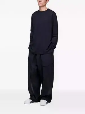 Y3 Logo-print Long-sleeved T-shirt