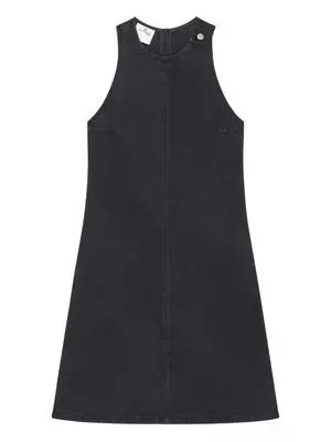 COURREGES Sleeveless Denim Dress - Black