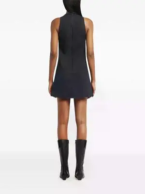 COURREGES Sleeveless Denim Dress - Black