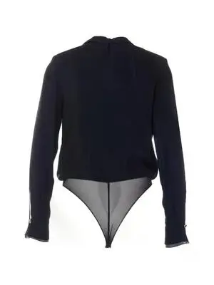 Elisabetta Franchi Bodysuit In Viscose Georgette