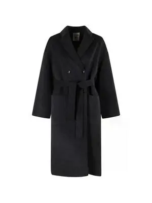 SEMICOUTURE Alice Belted Double-breasted Coat