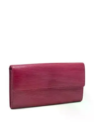 LOUIS VUITTON Sarah Leather Wallet - Pink