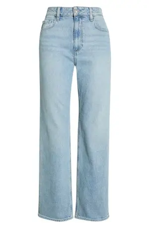 Paige Stevie High-waist Straight-leg Jeans - Glide