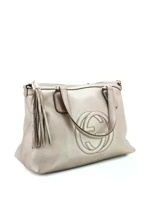 Gucci Soho Convertible Top Handle Satchel - Gold
