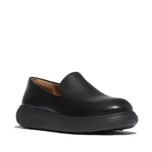Fitflop Leather Loafers - All Black