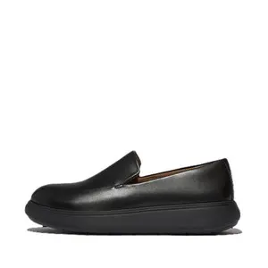 Fitflop Leather Loafers - All Black