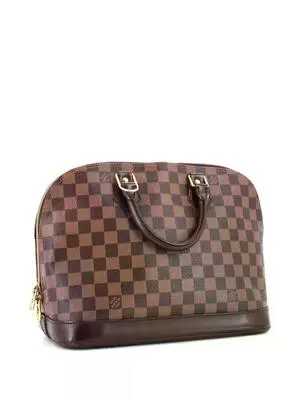 LOUIS VUITTON Alma Handbag Damier Pm Satchel - Brown