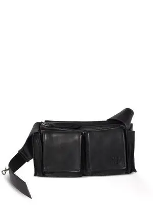 Miu Miu Flap-pockets Leather Shoulder Bag