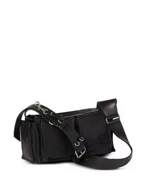 Miu Miu Flap-pockets Leather Shoulder Bag