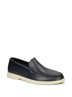 BOSS Stitched Leather Loafers