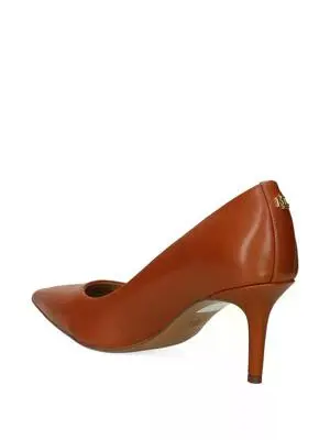Ralph Lauren Lanette Leather Pumps - Brown