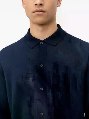 BOSS Buttoned Collared Cardigan