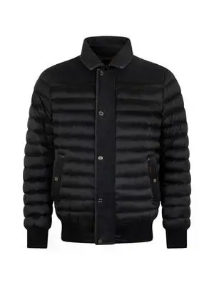 MOORER Quilted Bomber Jacket