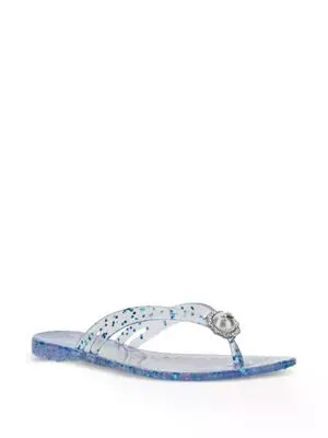 Casadei Embellished Flip-flops