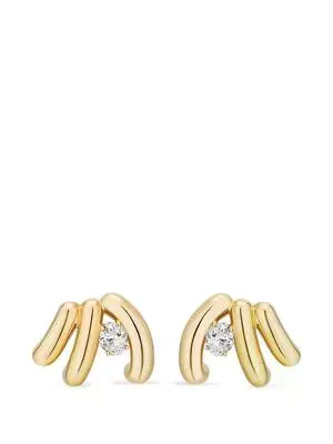 MASON AND BOOKS Diamond And Earrings - Gold