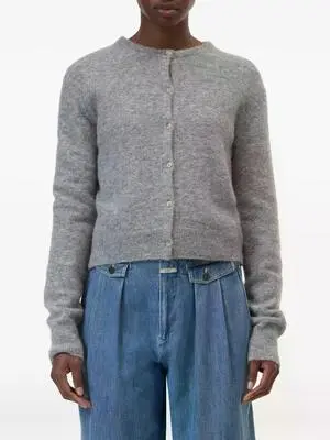 Closed Crew-neck Cardigan - Grey