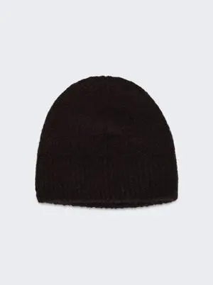 Dries Van Noten Alpaca Blend Beanie - Brown