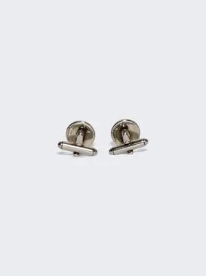 Dries Van Noten Stone Cuff Links Dark