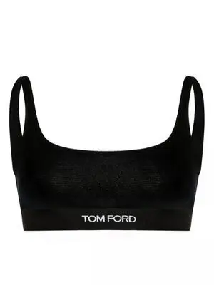TOM FORD Logo Band Top - Black