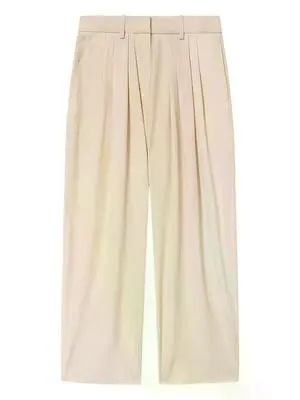 Isabel Marant Étoile Janice Pleated Trousers - Neutrals