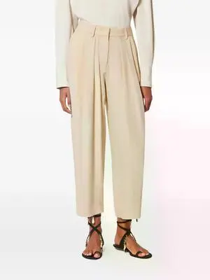 Isabel Marant Étoile Janice Pleated Trousers - Neutrals