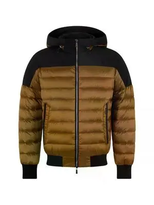 MOORER Quilted Hooded Jacket