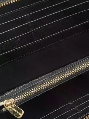 Dolce & Gabbana Leather Zip-around Wallet - Black
