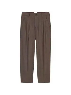 Closed Box Pleat Pants For Women