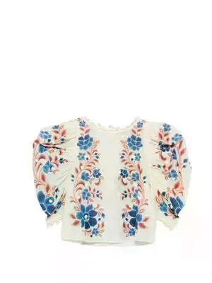 Farm Rio Round Neck Blouses