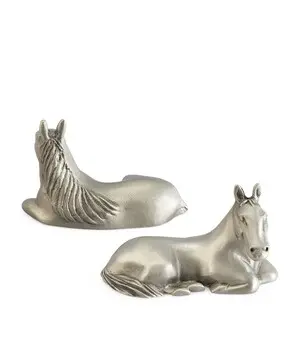 ROYAL SELANGOR Pewter Horse Chopstick Rests