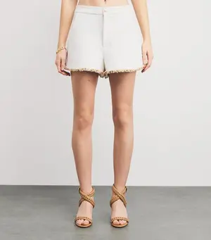 PatBO Embroidered Tailored Shorts