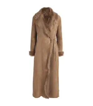 Nour Hammour Toscana Shearling Joni Overcoat