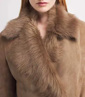 Nour Hammour Toscana Shearling Joni Overcoat