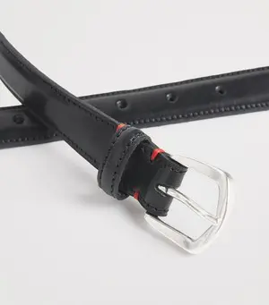 Eleventy Leather Belt